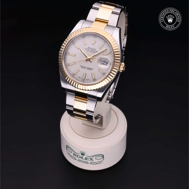 Rolex Certified Pre-Owned Rolex Datejust, 41 mm, Rolesor 18 Carat ...