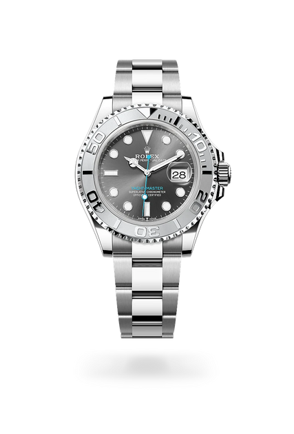 Rolex Yacht-Master 40 in Rolesium - combination of Oystersteel and pla ...